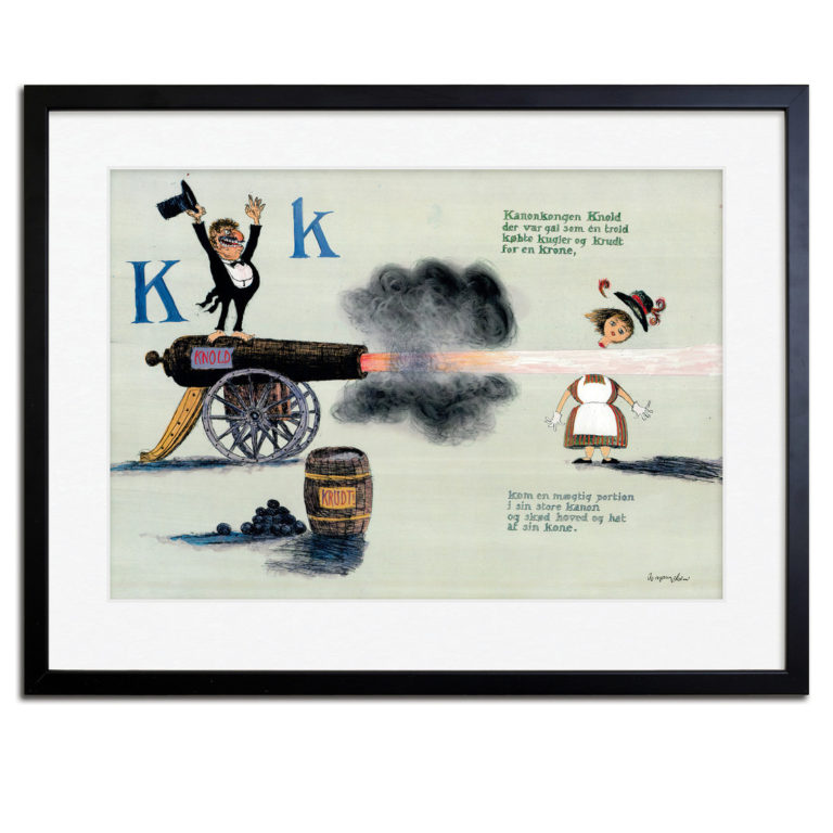 Halfdan Rasmussen - K - Art & Frame