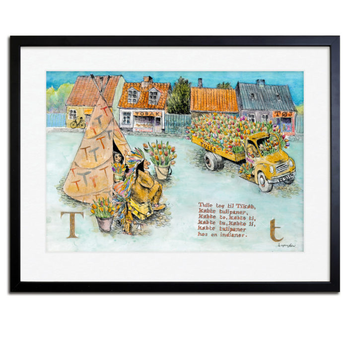 Halfdan Rasmussen - T - Art & Frame